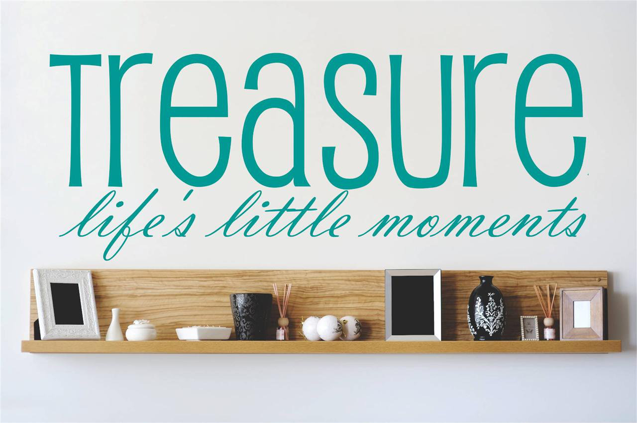 Design With Vinyl Treasure Life's Little Moments Wall Decal | Wayfair