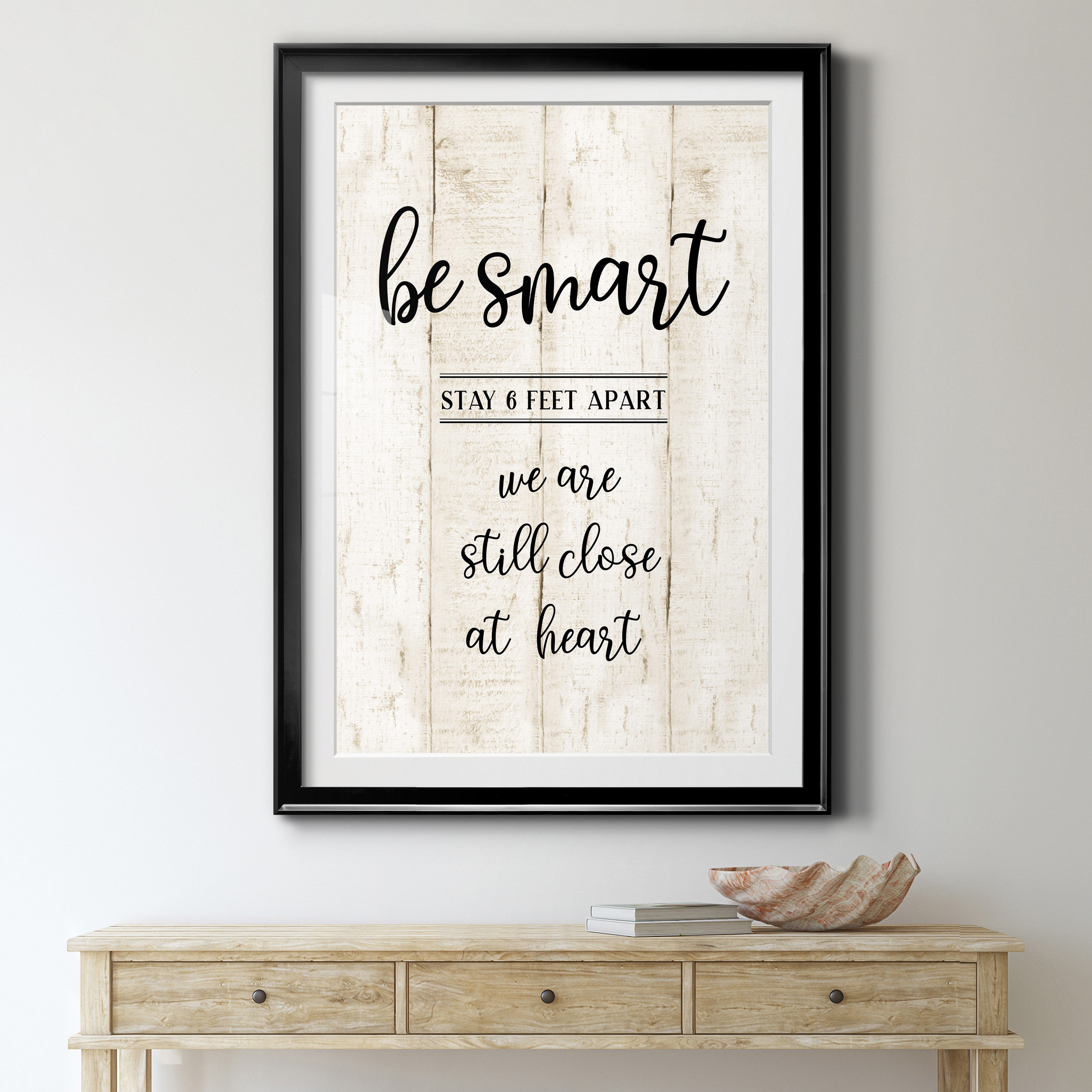 August Grove® Be Smart - Picture Frame Textual Art | Wayfair