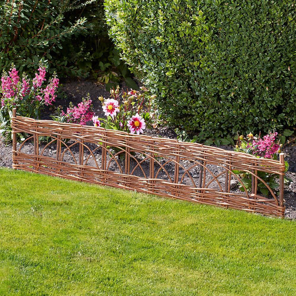 MGP 16 in. H x 4 ft. W Woven Lawn Edging | Wayfair