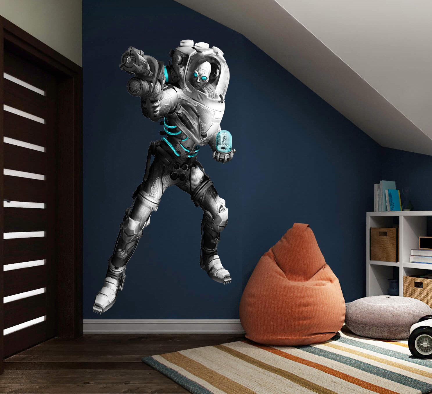 Trinx Alien Wall Decal | Wayfair