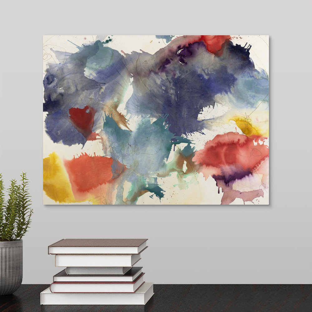 Orren Ellis Overflow Time by Kari Taylor - Painting on Canvas | Wayfair