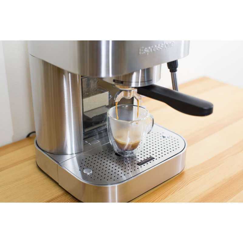 Espressione Stainless Steel Automatic Pump Espresso Machine with Thermo ...
