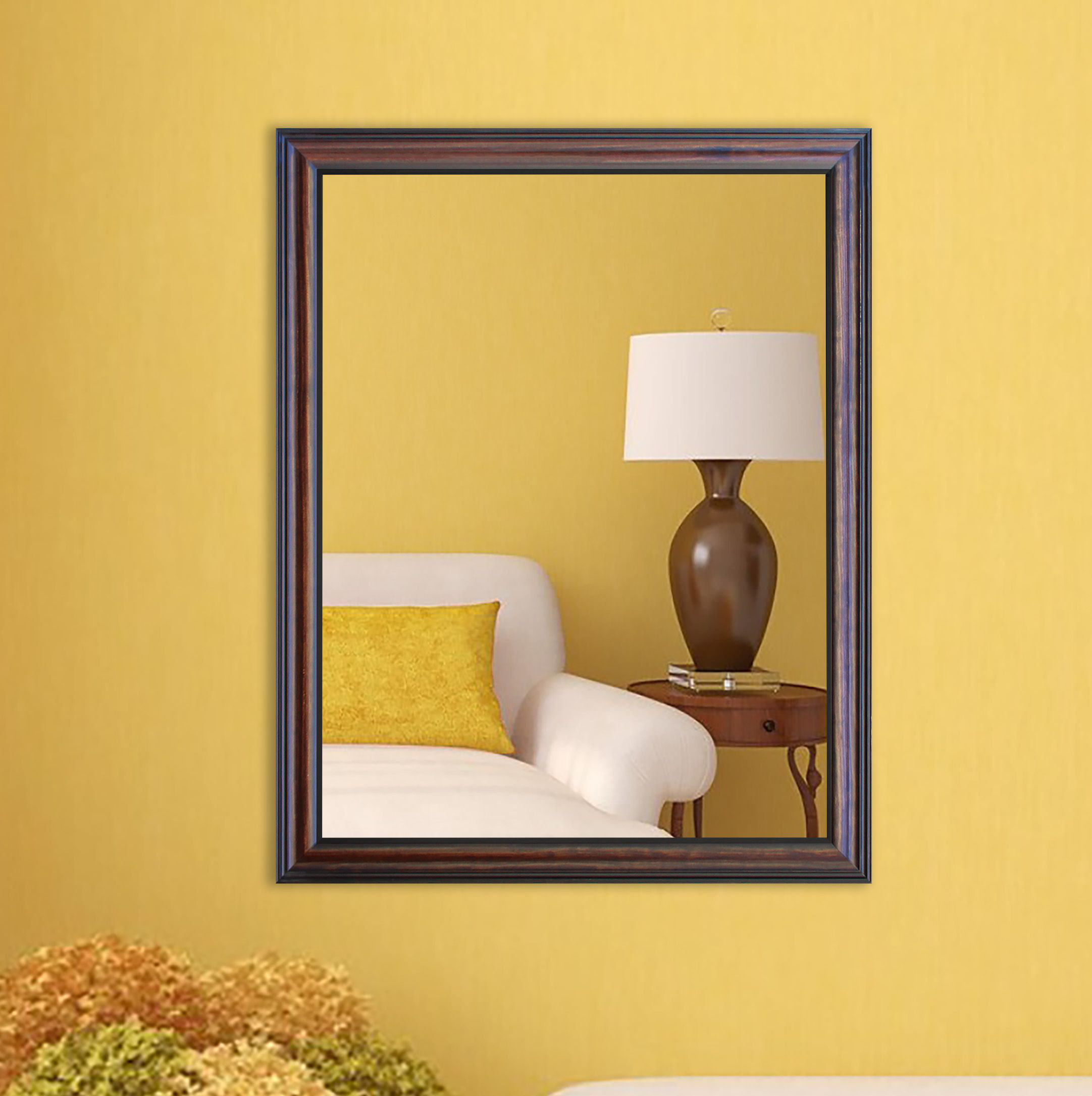 Lark Manor Ukiah Rectangle Wood Wall Mirror And Reviews Wayfair