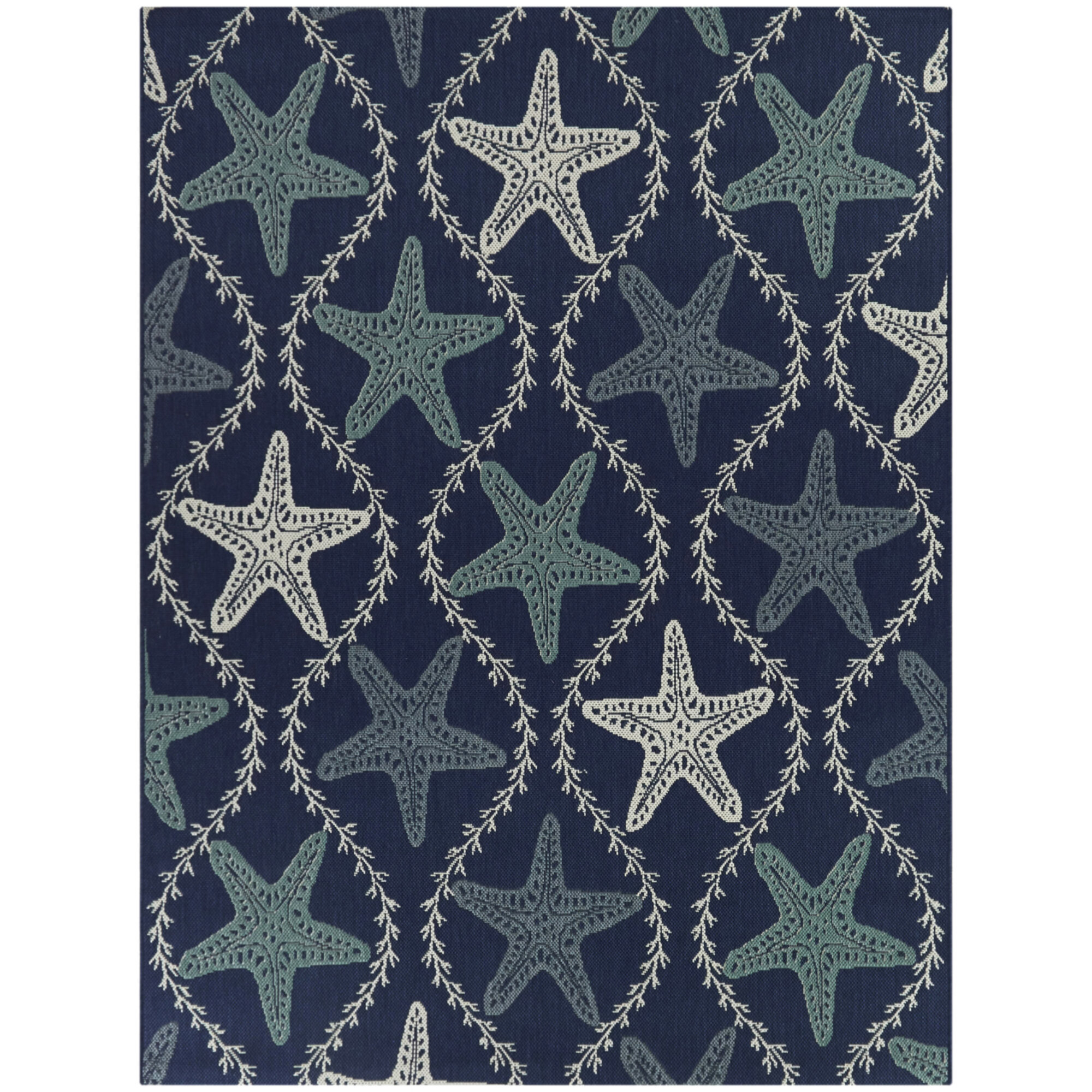 Balta Dark Blue Indoor/Outdoor Rug | Wayfair