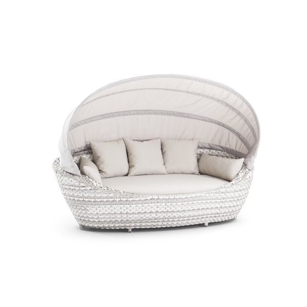 Brayden Studio® Seager Patio Daybed with Cushions | Wayfair