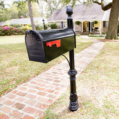 Vandalet Mailbox Co. 56" H In-Ground Decorative Post & Reviews | Wayfair
