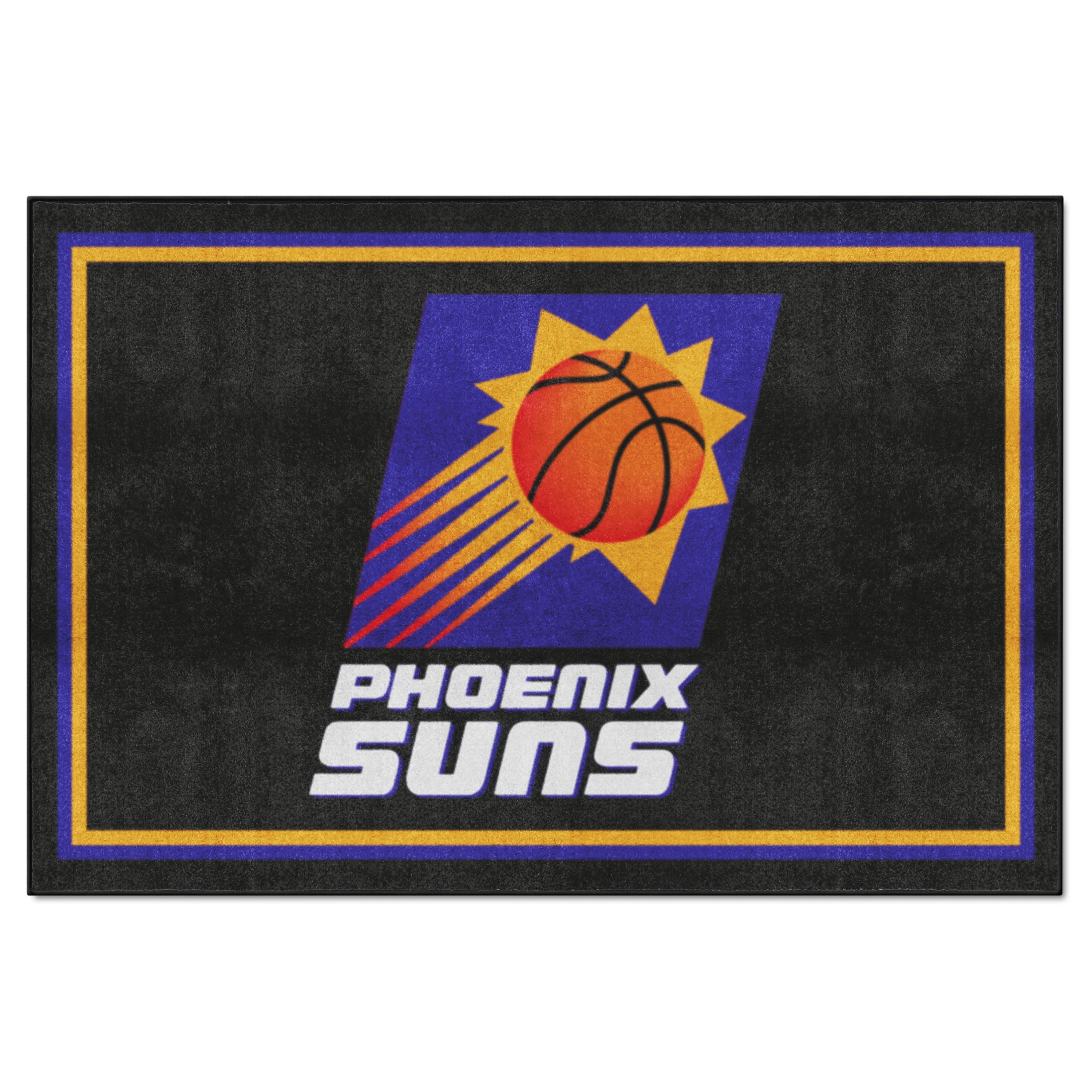 FANMATS Phoenix Suns_NBA Retro Phoenix Suns 5Ft. X 8 Ft. Plush Area Rug ...