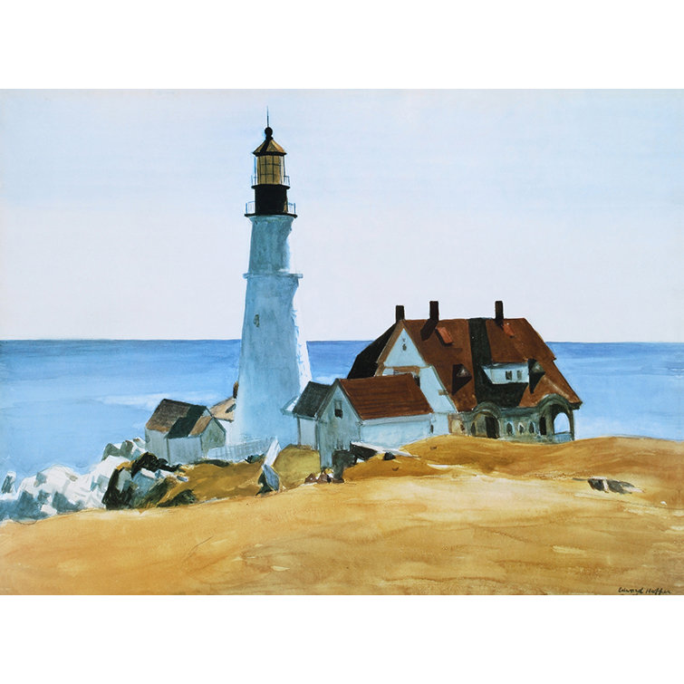 Vault W Artwork Lighthouse And Buildings Portland Head Cape by Edward ...