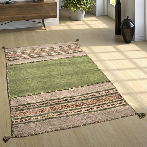 Mistana Retford Green/Brown Rug & Reviews | Wayfair.ie