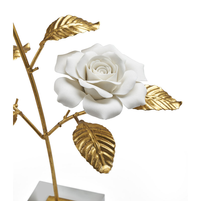 Chelsea House Rose Branch Sculpture | Perigold