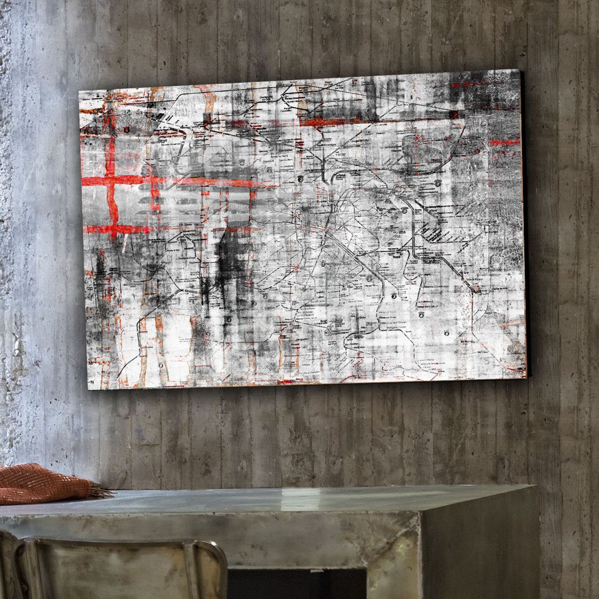 ParvezTaj Metro by Parvez Taj - Graphic Art on Canvas & Reviews | Wayfair