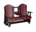 Ebern Designs Buvana Adirondack Glider Bench | Wayfair