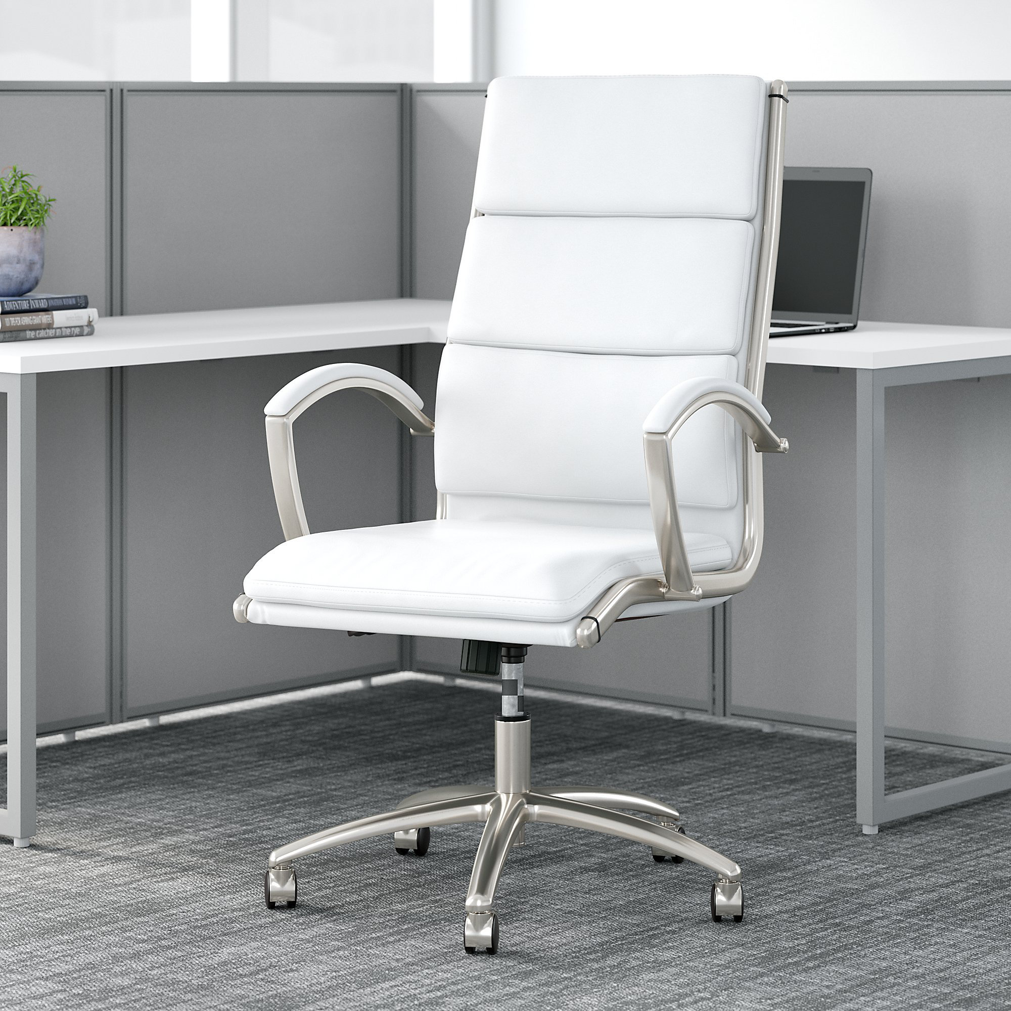 Bush Business Furniture Easy Office Vinyl Executive Chair | Wayfair