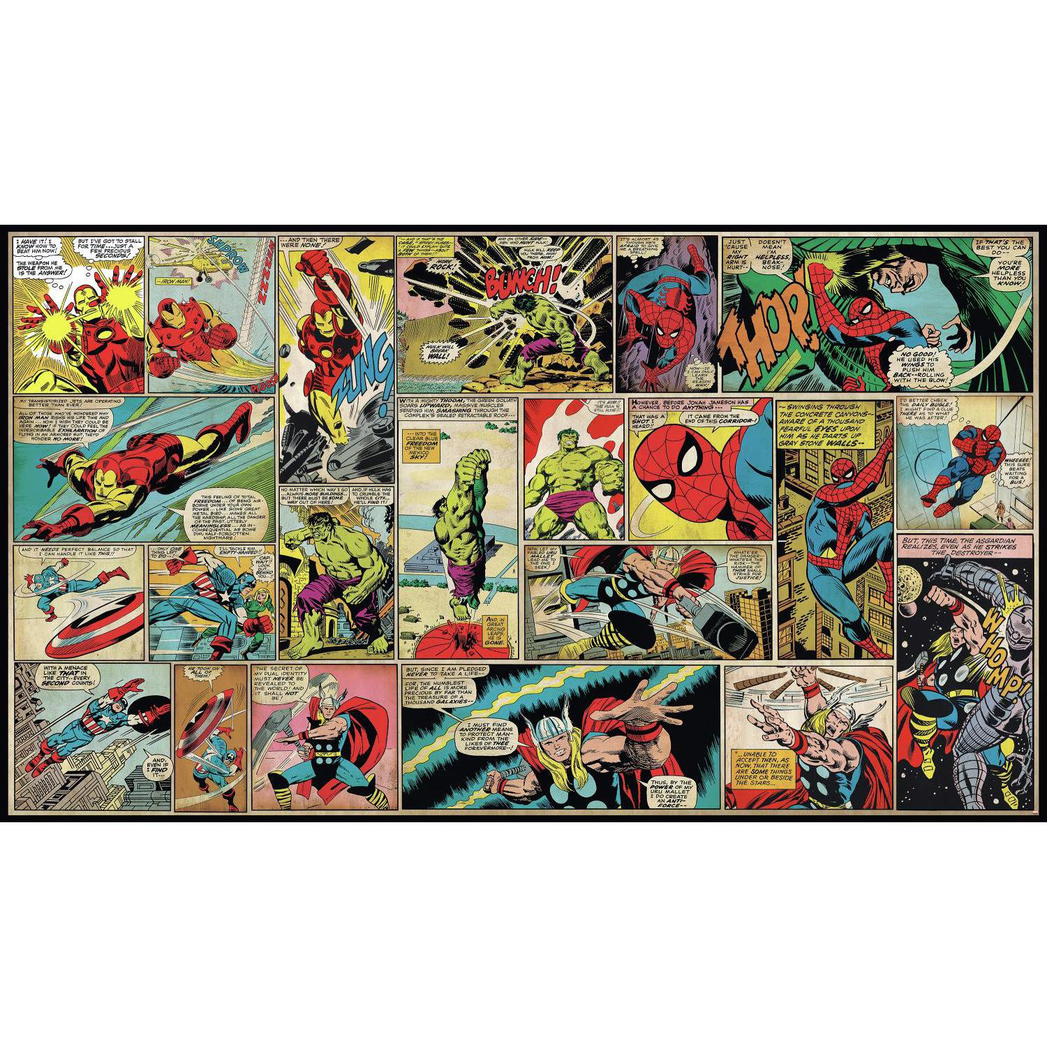 Room Mates Marvel Abstract Wallpaper & Reviews | Wayfair