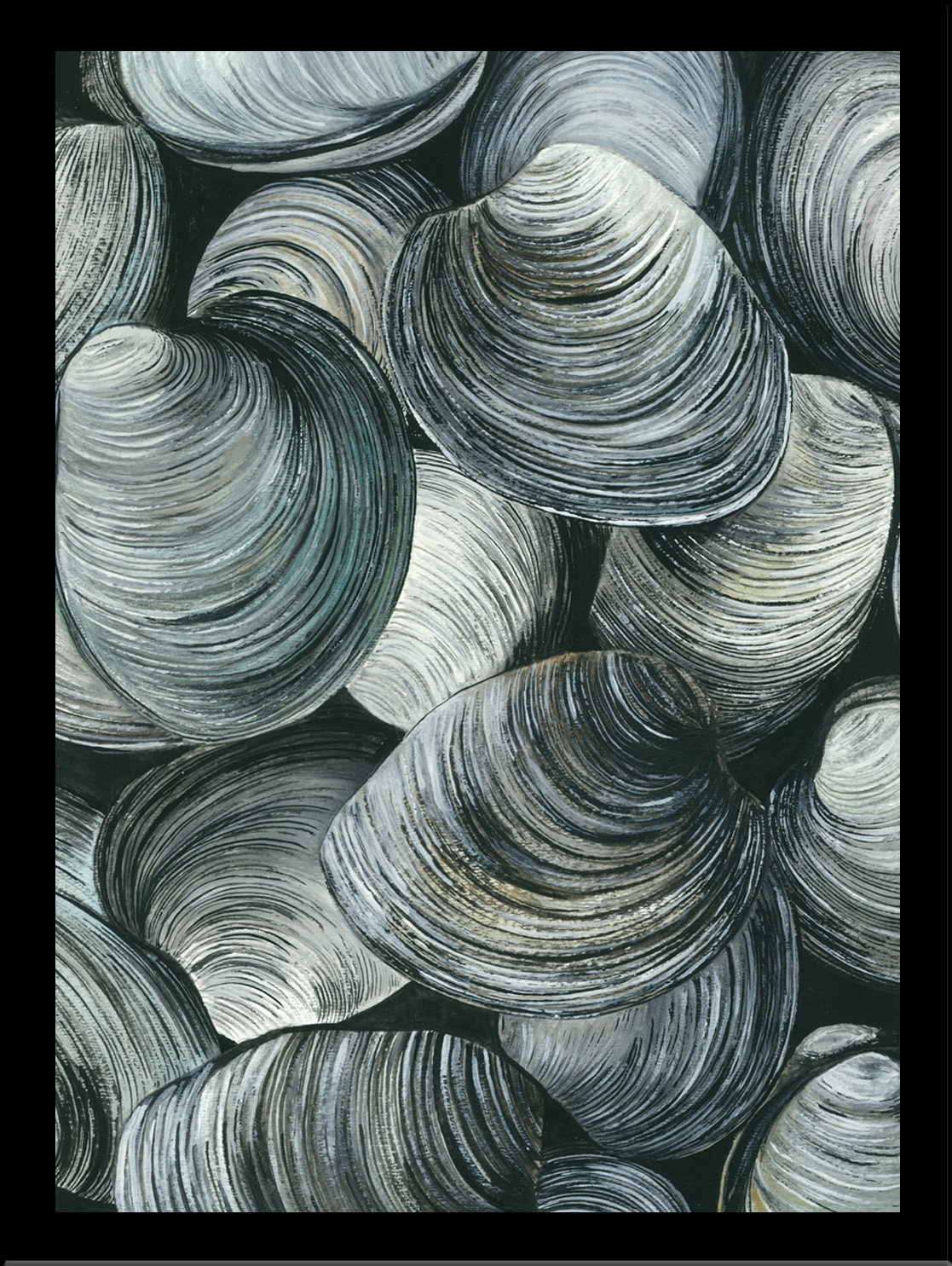 Highland Dunes Clams - Picture Frame Print | Wayfair