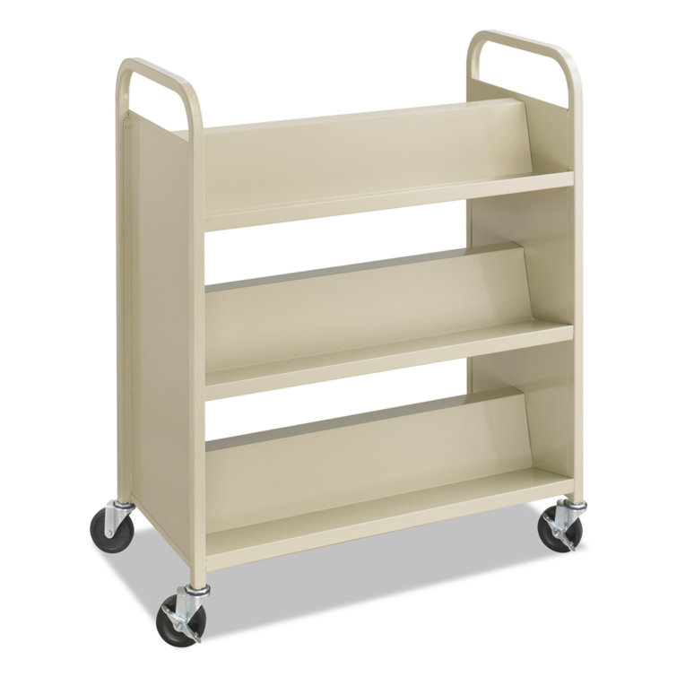Safco Products Double-Sided Book Cart | Wayfair