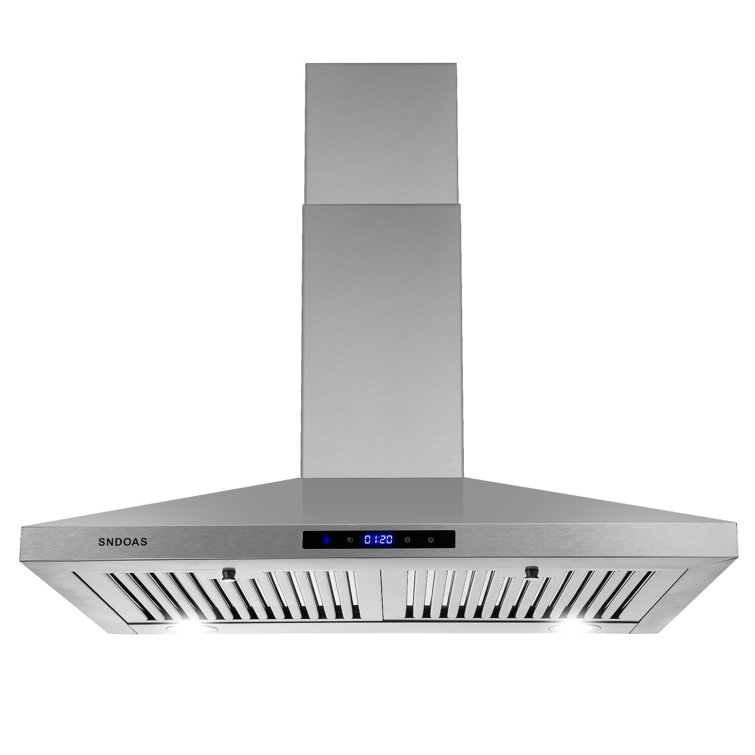 Belfry Kitchen 30 Inch Wall Mount Kitchen Hood 350 CFM Range Hood Stove ...
