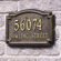 Whitehall Products Williamsburg 2-Line Address Plaque & Reviews | Wayfair