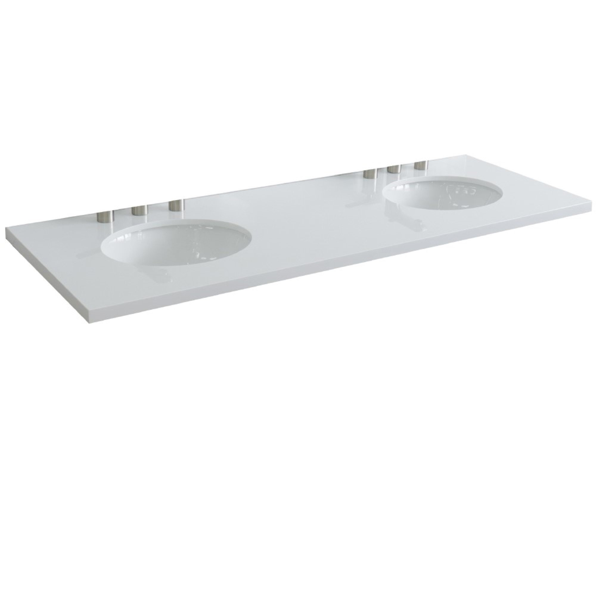 Bellaterra Home 65'' Double Bathroom Vanity Top with Sink | Wayfair