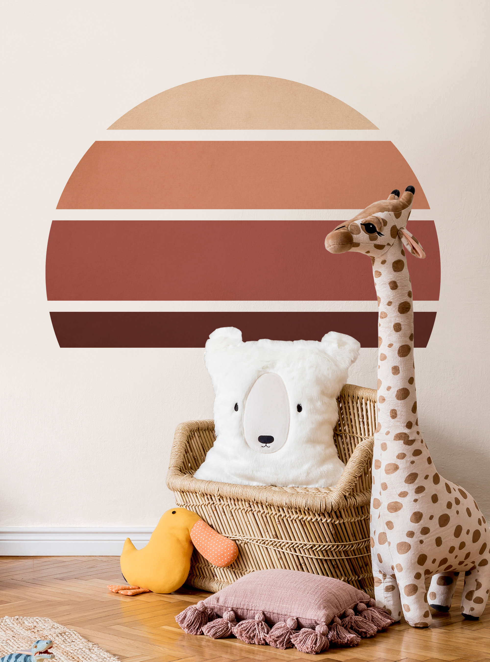 Isabelle & Max™ Retro Rising Sun Wall Decal | Wayfair