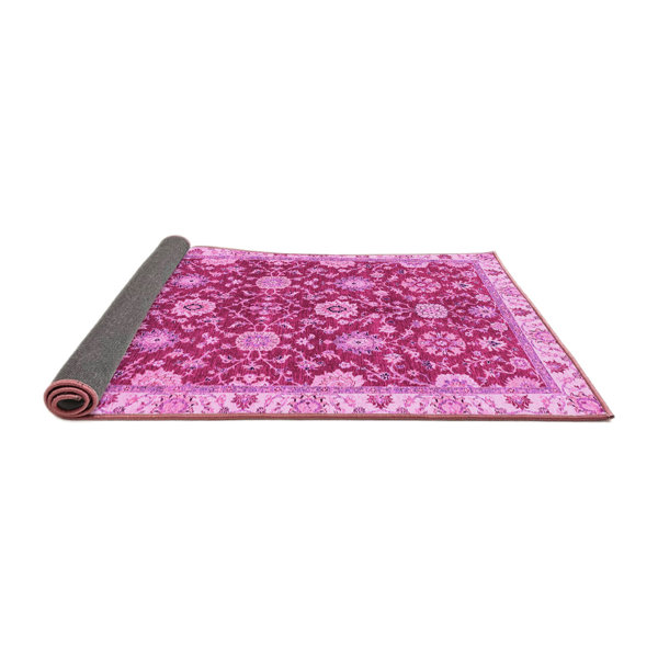 Darby Home Co Osha Machine Woven / Power Loomed Pink/Purple Rug | Wayfair