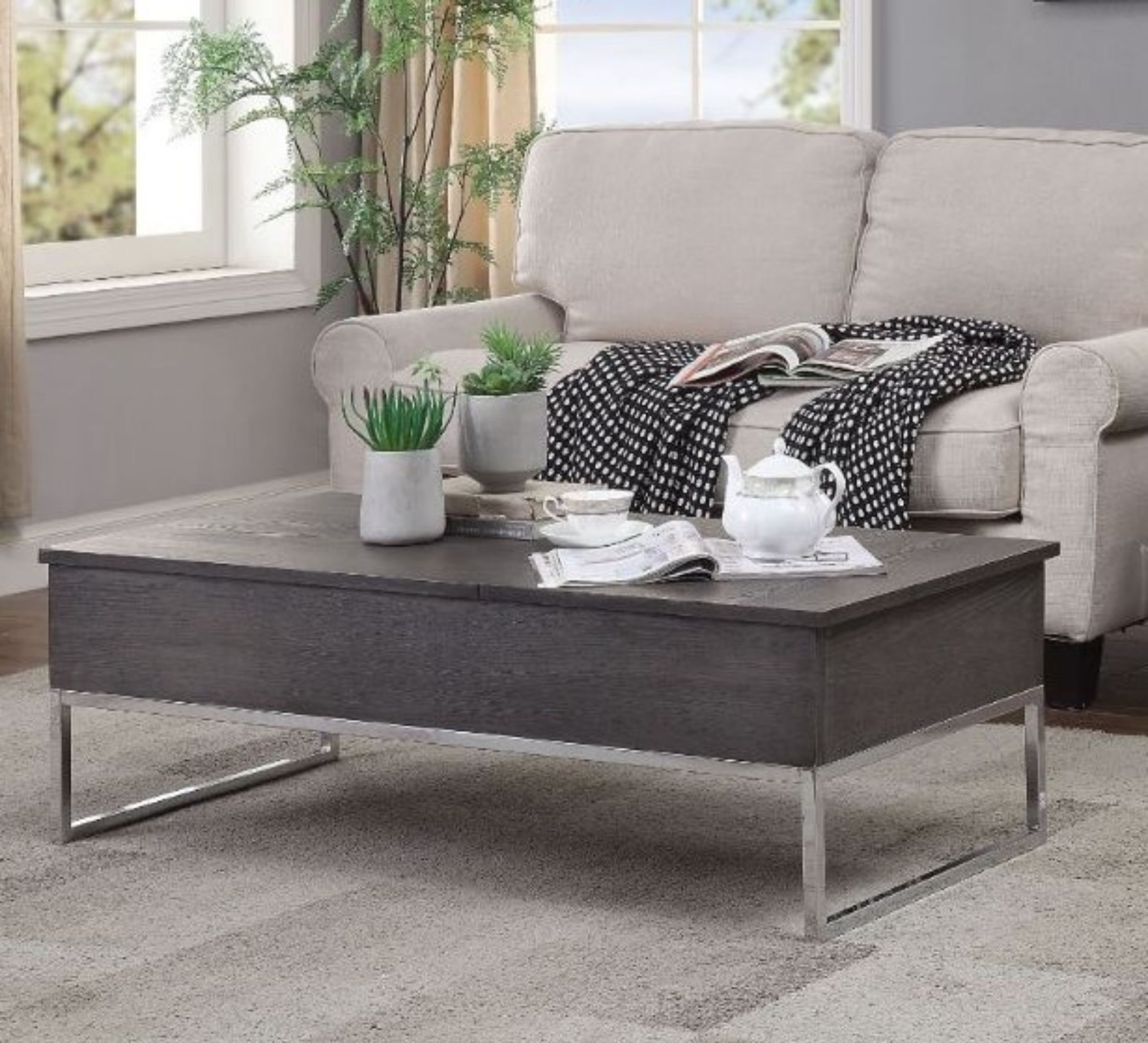 Latitude Run® Lift Top Sled Coffee Table | Wayfair