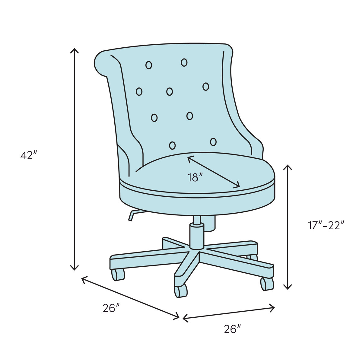 Industrial Seating Task Chair | Wayfair