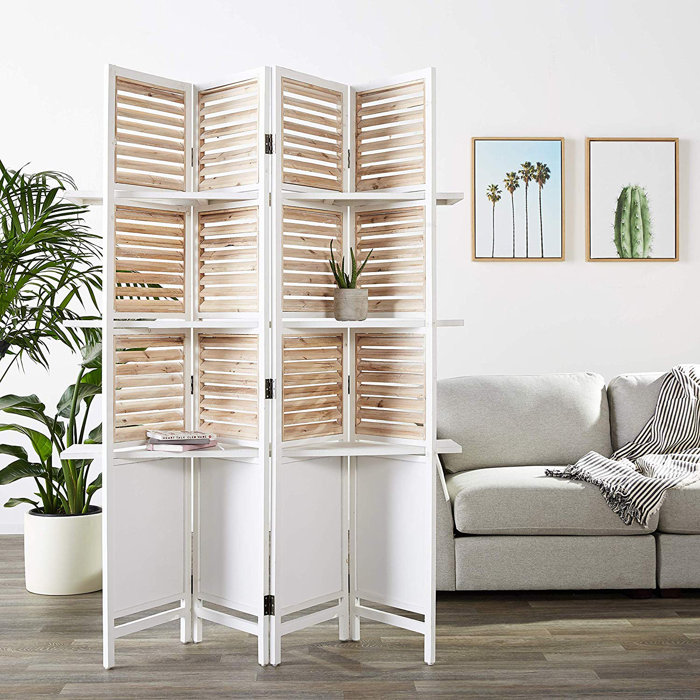 Longshore Tides Centreville 63'' W x 71'' H 4 - Panel Folding Room ...