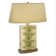 JB Hirsch Areca Palm Leaf Hand Painted Porcelain 28" Table Lamp | Wayfair