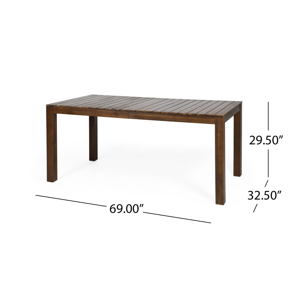 Millwood Pines Acacia Solid Wood 6 - Person Dining Table & Reviews ...