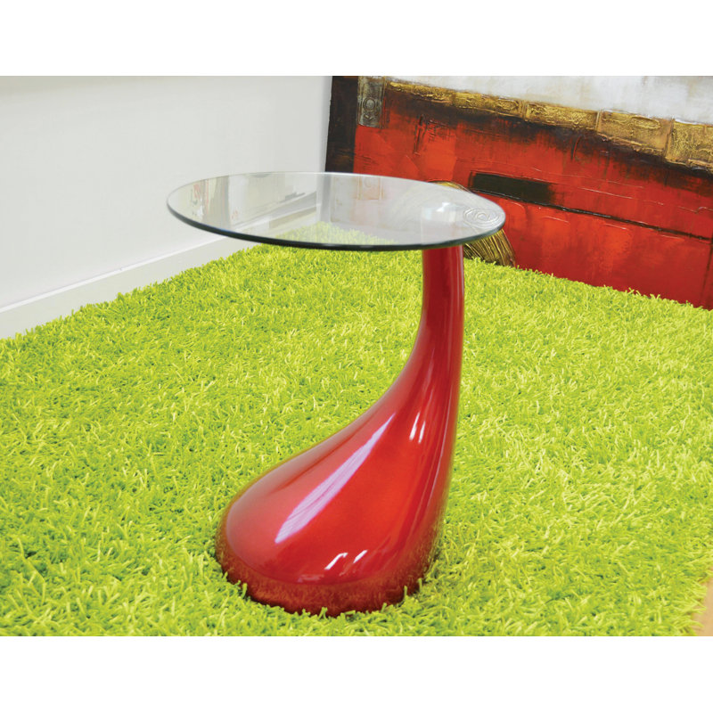 Orren Ellis Depaul Tear Drop End Table | Wayfair