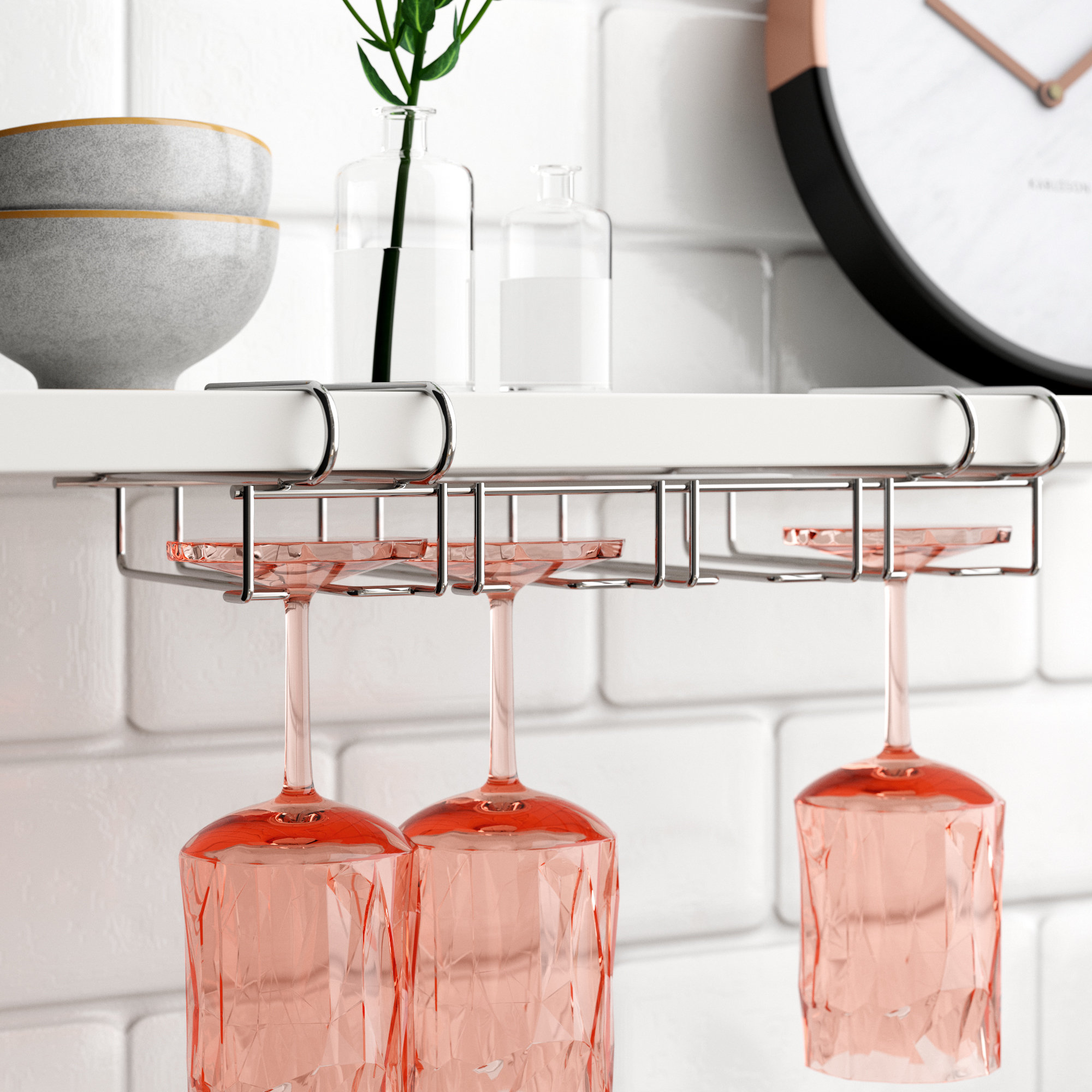 Rebrilliant Metal Storage Hanging Shelving Rack & Reviews | Wayfair