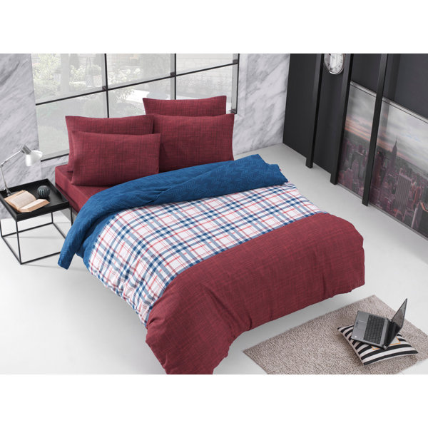 Ebern Designs Hayzlee Plain Weave 120 TC Duvet Cover Set | Wayfair.co.uk