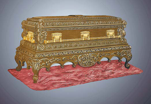 Buyenlarge Ornamented Casket Graphic Art | Wayfair