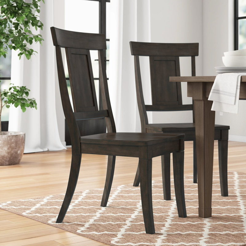 Three Posts™ Fortville Slat Back Side Chair & Reviews | Wayfair