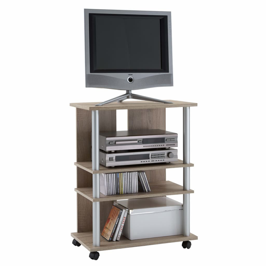 Ebern Designs FMD TV/Hi-Fi Rack with 3 Compartments 65 x 40 x 79.2cm ...