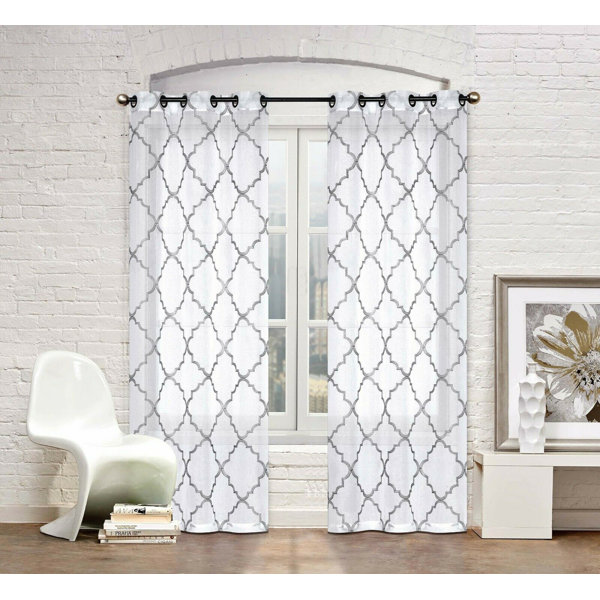 Moroccan-trellis-curtains | Wayfair
