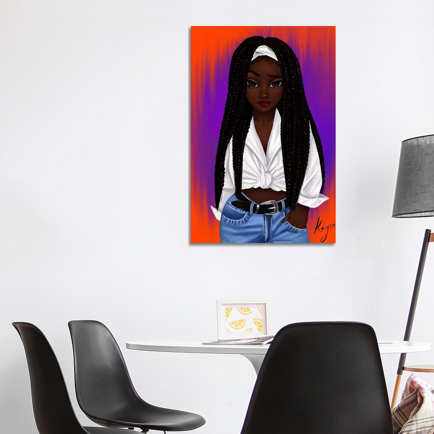 East Urban Home Poetic by Princess Karibo - Graphic Art | Wayfair