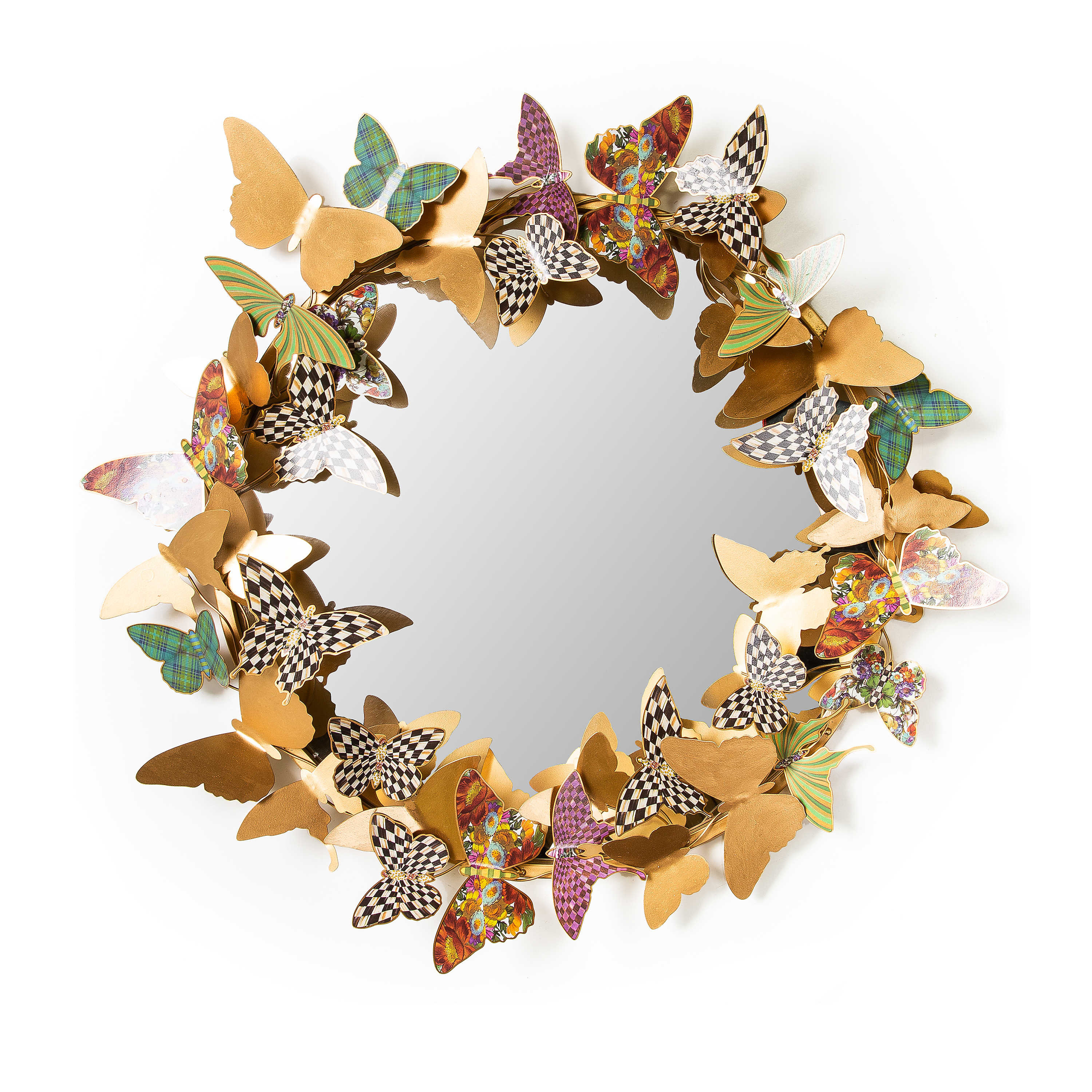 Mackenzie Childs Butterfly Garden Mirror | Perigold