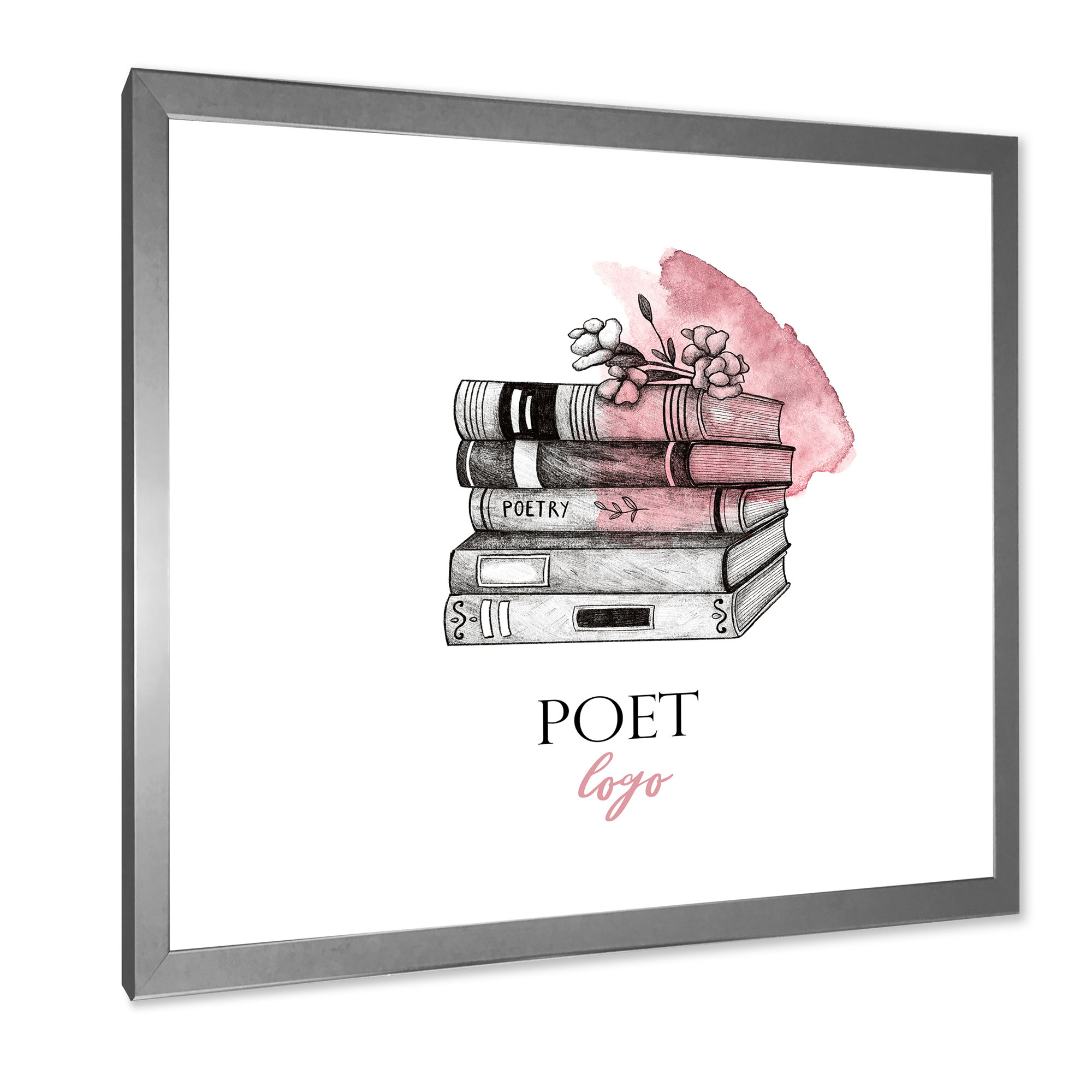 Mercer41 Pink Poet Books Flowers - on | Wayfair