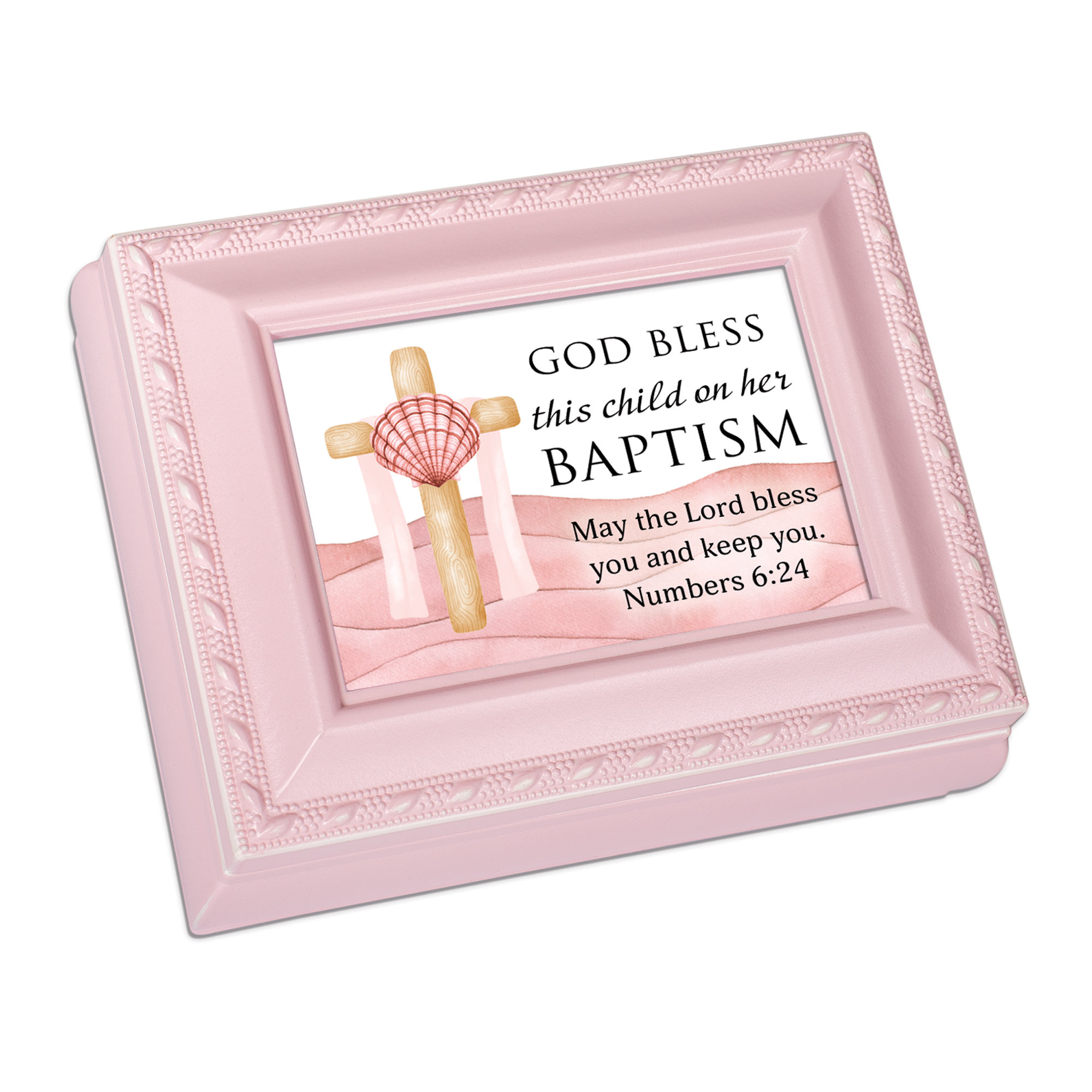 Trinx Egarton God Bless Child Baptism Memory Box | Wayfair