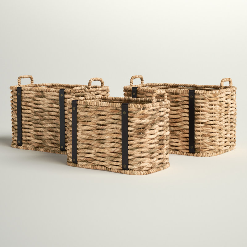 Sand & Stable Wicker Basket Set & Reviews | Wayfair