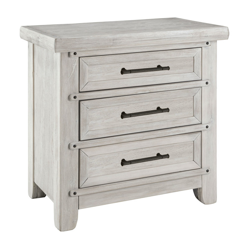 Gracie Oaks Solid Wood Platform 3 Piece Bedroom Set | Wayfair