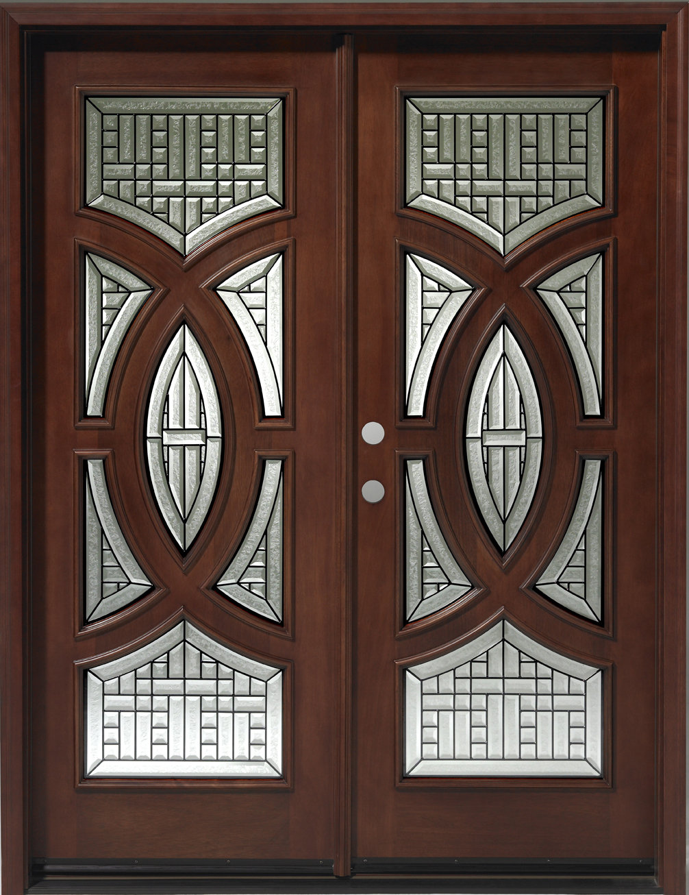 Asian Pacific Products Inc. Circular Delux Wodd Prehung Front Entry ...
