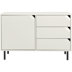 Tenzo Corner 46.02" Wide 3 Drawer Sideboard | Wayfair