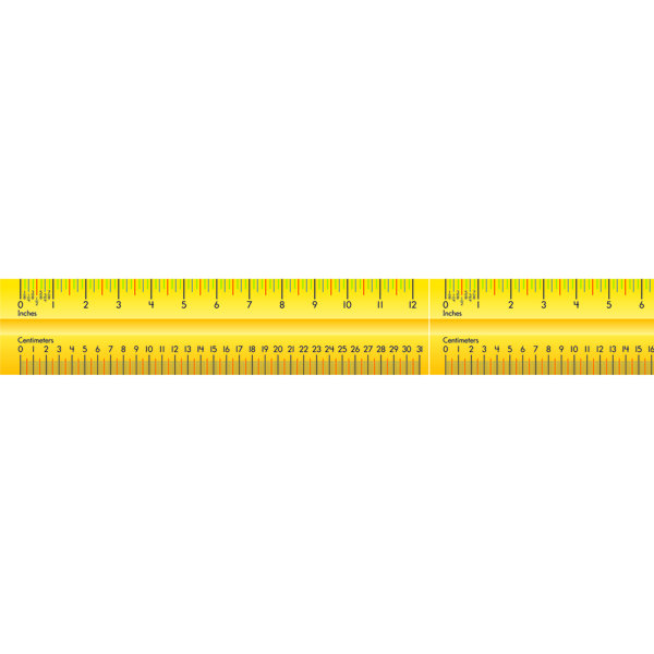 Trend Enterprises Bolder Ruler Classroom Border | Wayfair