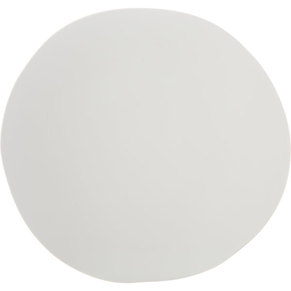 Carlisle Food Service Products Melamine Rimless Plate 9", Cement, 12 ...