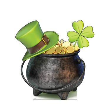 Advanced Graphics Leprechaun Pot of Gold Cardboard Standup | Wayfair