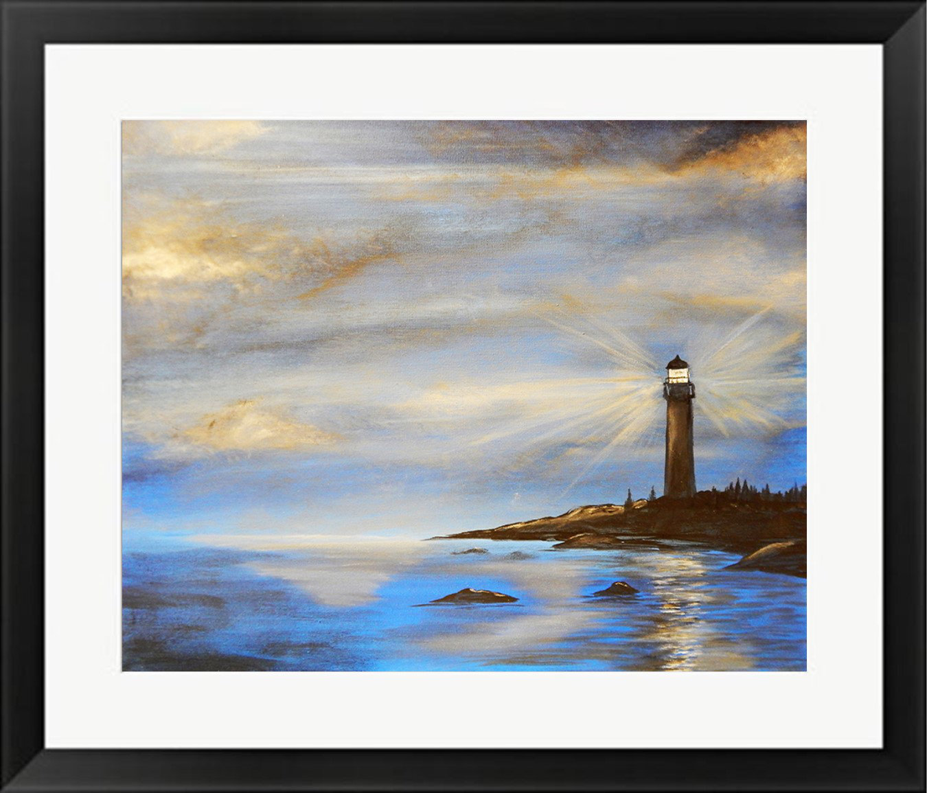 Longshore Tides Lighthouse - Picture Frame Print | Wayfair
