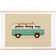 East Urban Home 'Famous Cars 5 Blue Van' Graphic Art Print | Wayfair